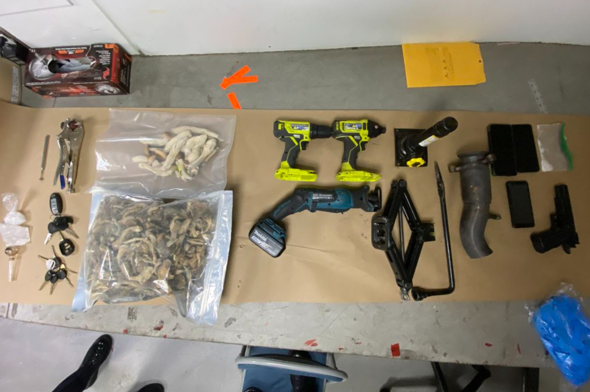 Santa Monica Police Bust Reveals Burglary Tools, Stolen Catalytic