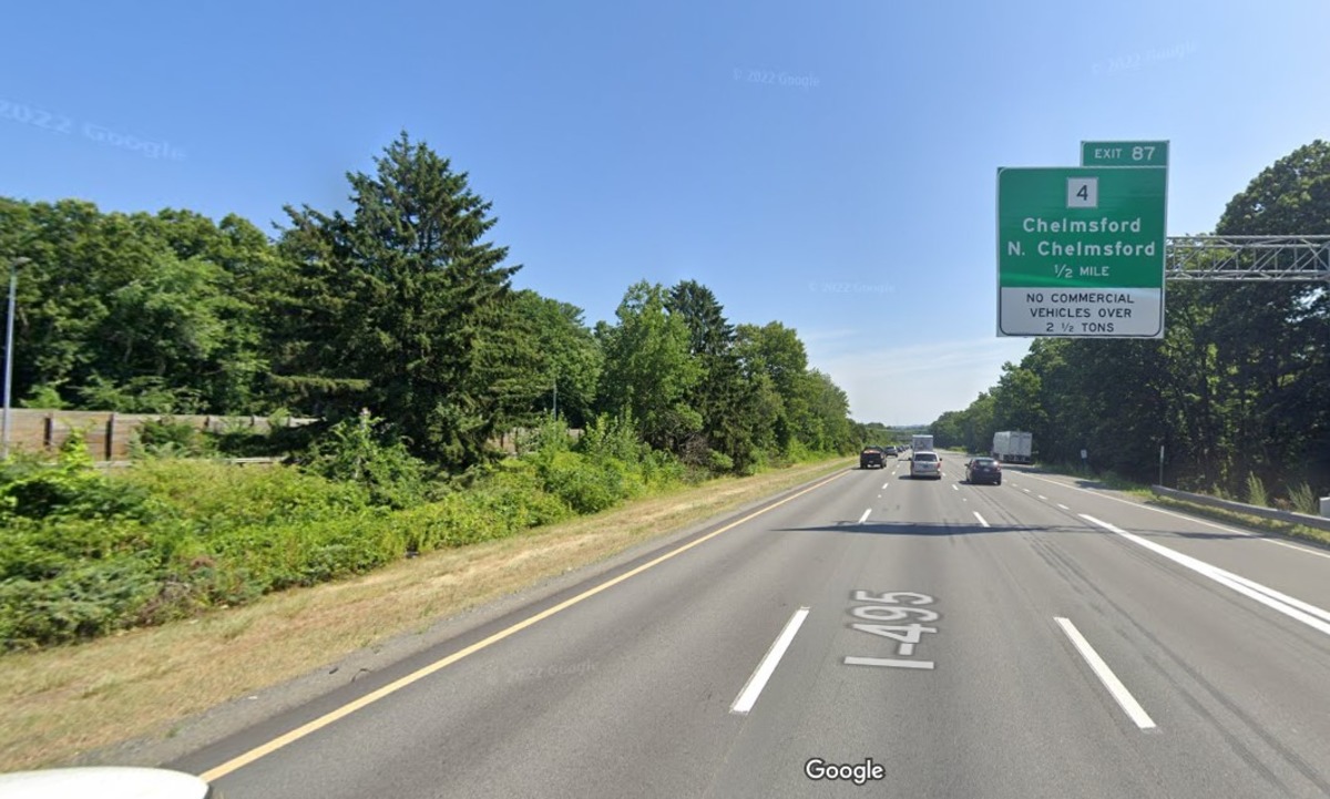 Severe Head-On Collision Closes I-495 in Chelmsford, Massachusetts