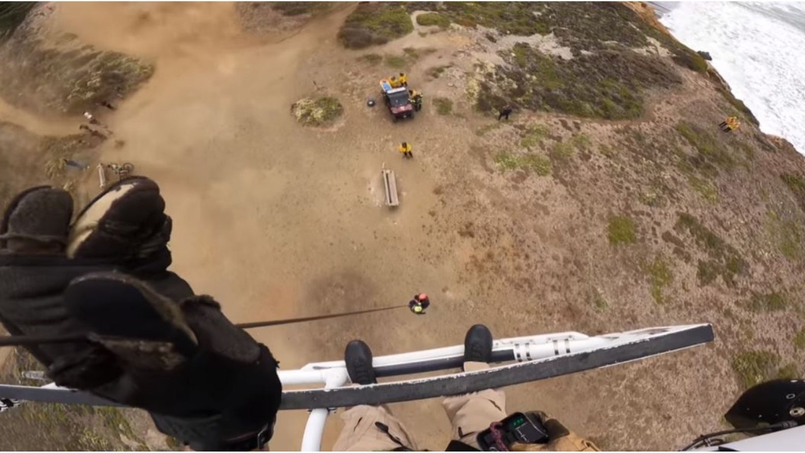 Stranded Fisherman Near Mori Point Saved in Daring Multi-Agency Rescue