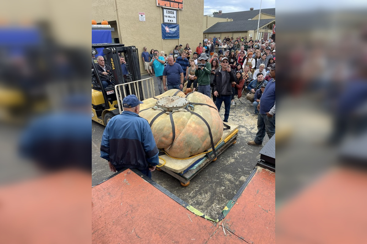 Minnesota Man's Record-Breaking 2,749-Pound Pumpkin "Michael Jordan"