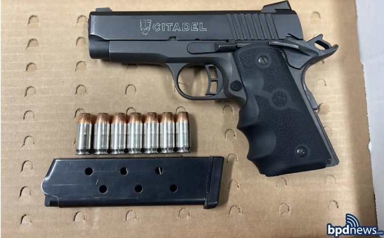 Two Arrested in Dorchester Traffic Stop as Boston Police Seize Defaced