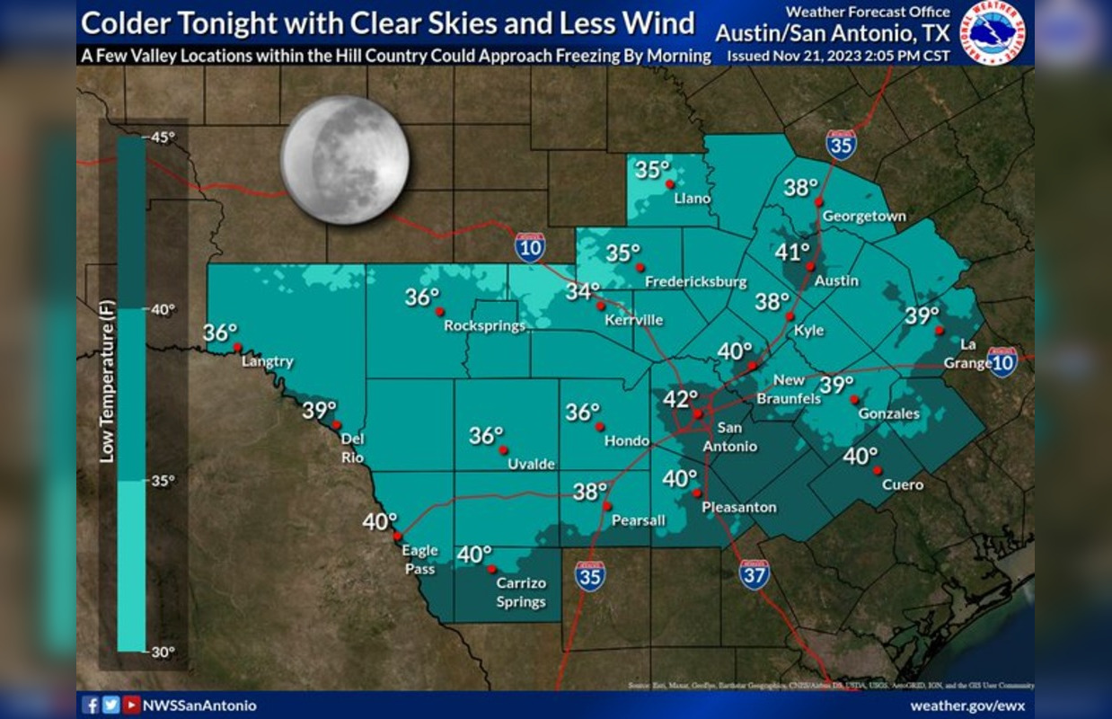 Austin's Chilly Twist: Thanksgiving Week Braces for Possible Rain and