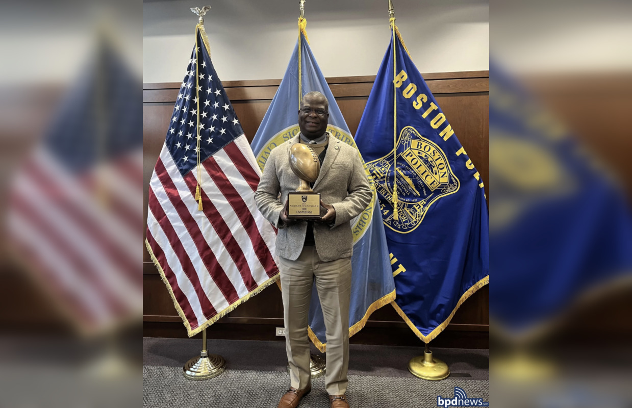 Boston Police Department Cheers on Mattapan Patriots' State