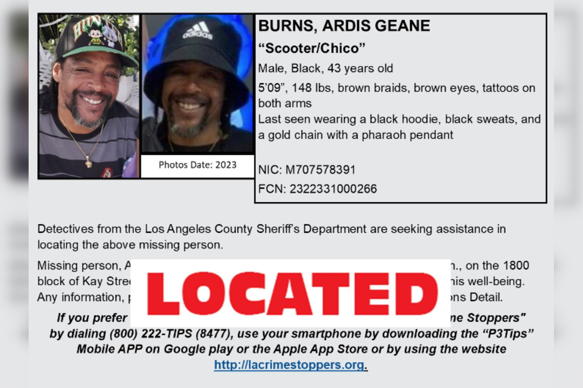 Compton Missing Person Case Cracked