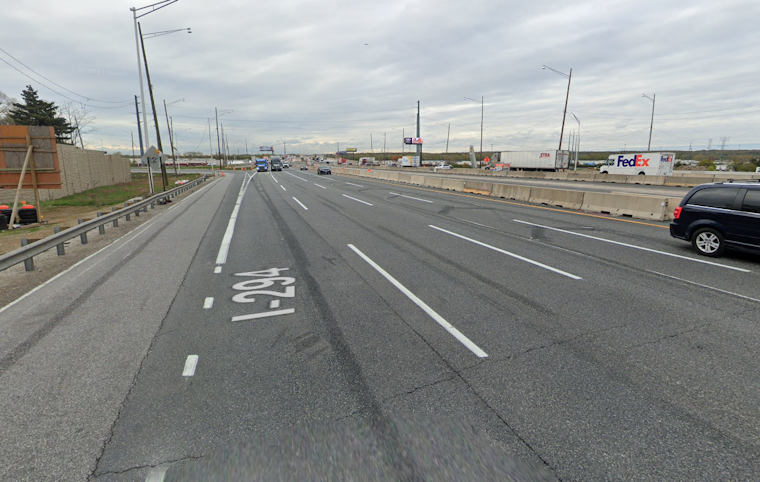 Fiery Chaos on Illinois' I-294: Mile Long Bridge Project Vehicles