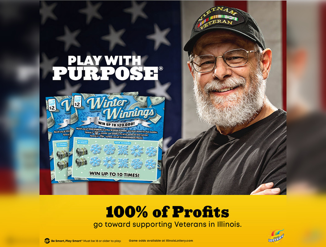 Illinois Lottery and IDVA Unveil Winter Riches Ticket to Support