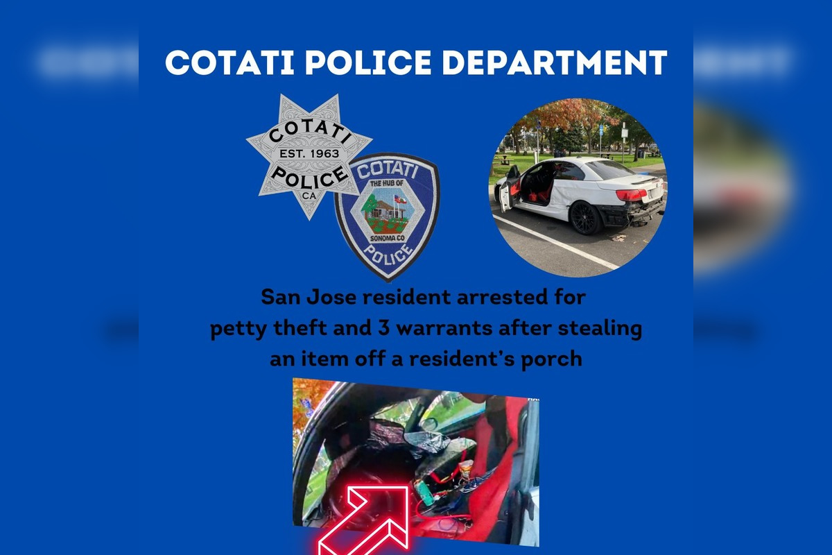 San Jose Porch Pirate Pinched, Ring Camera and Cotati PD's Speedy