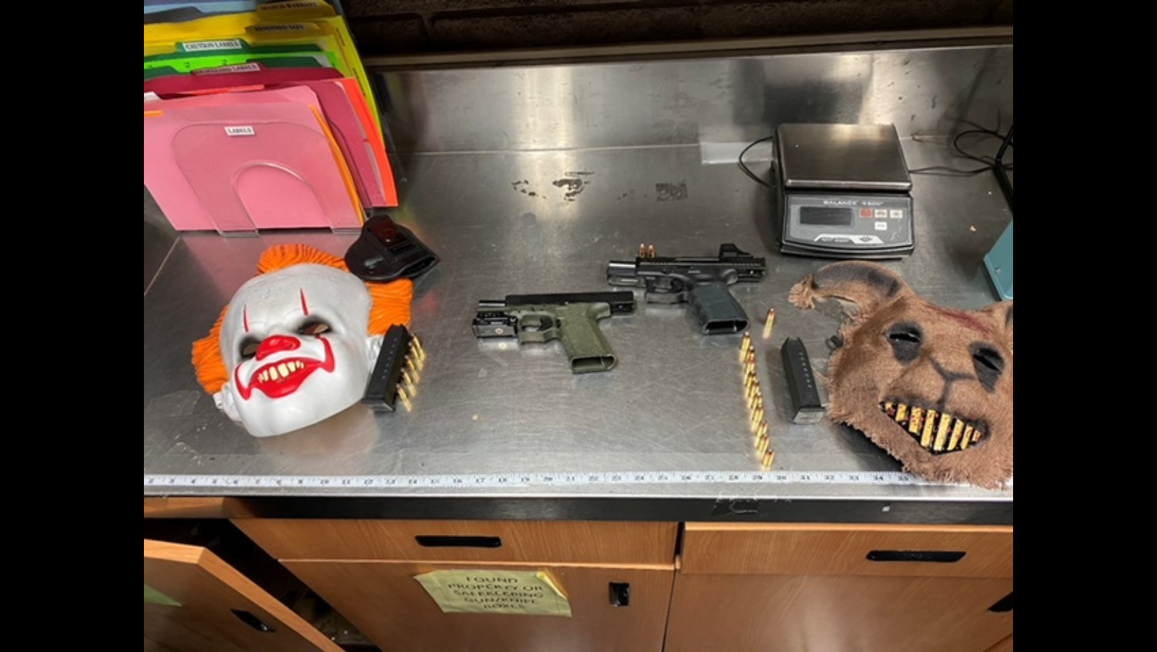 Santa Rosa Traffic Stop Uncovers Loaded Firearms and Halloween Masks