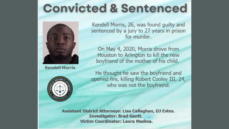 Arlington Criminal Kendell Morris Convicted, DA and Police Cited for
