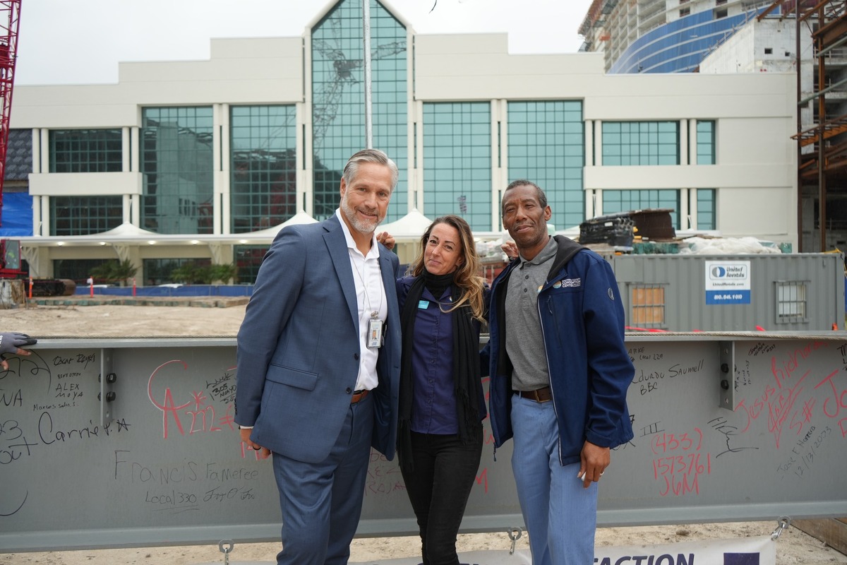 Broward County Marks Construction Milestone for Convention Center and