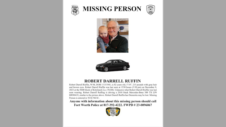 Fort Worth Senior Safely Located After Disappearance, Community and