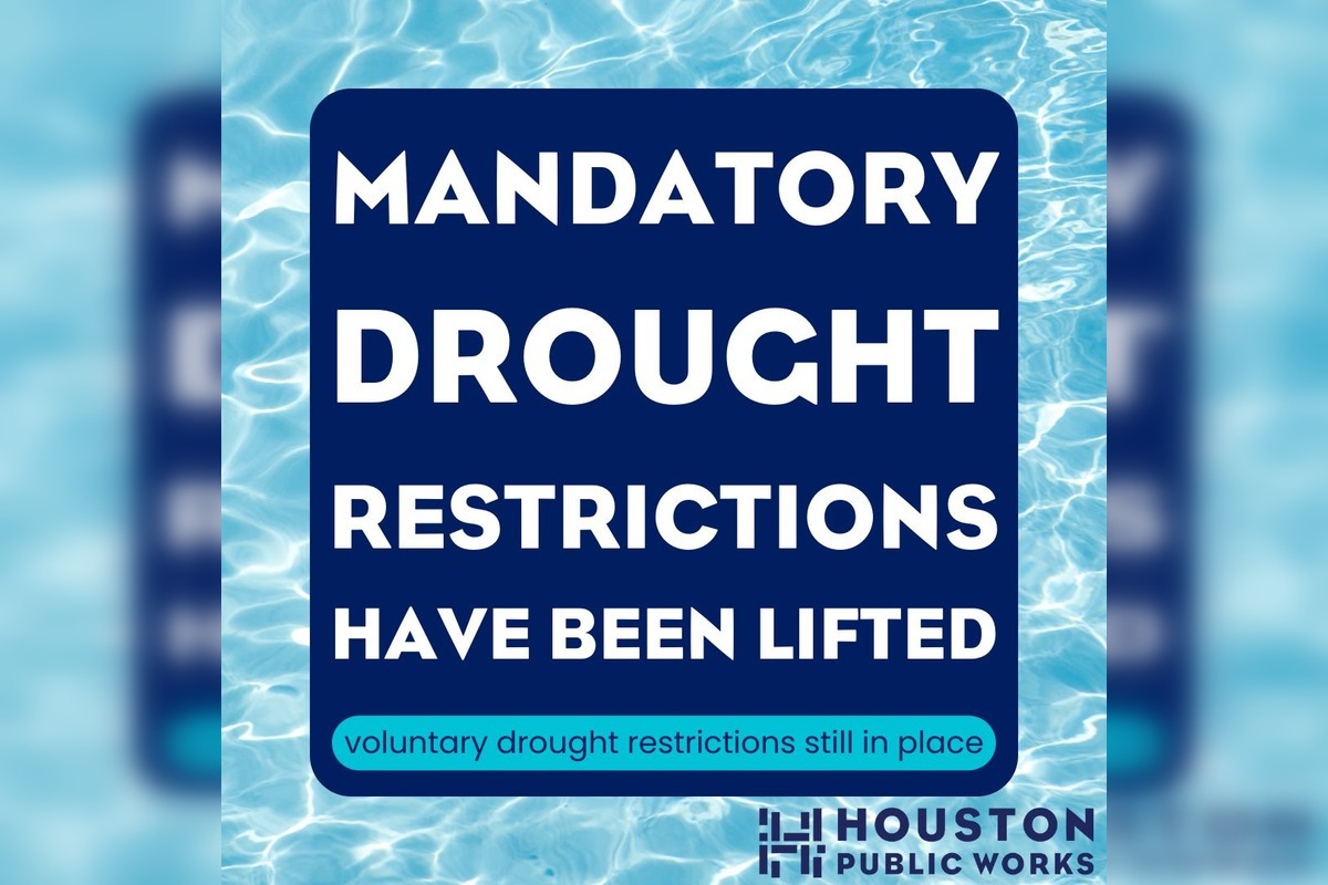Houston Eases Water Use Restrictions, Shifts to Voluntary Conservation