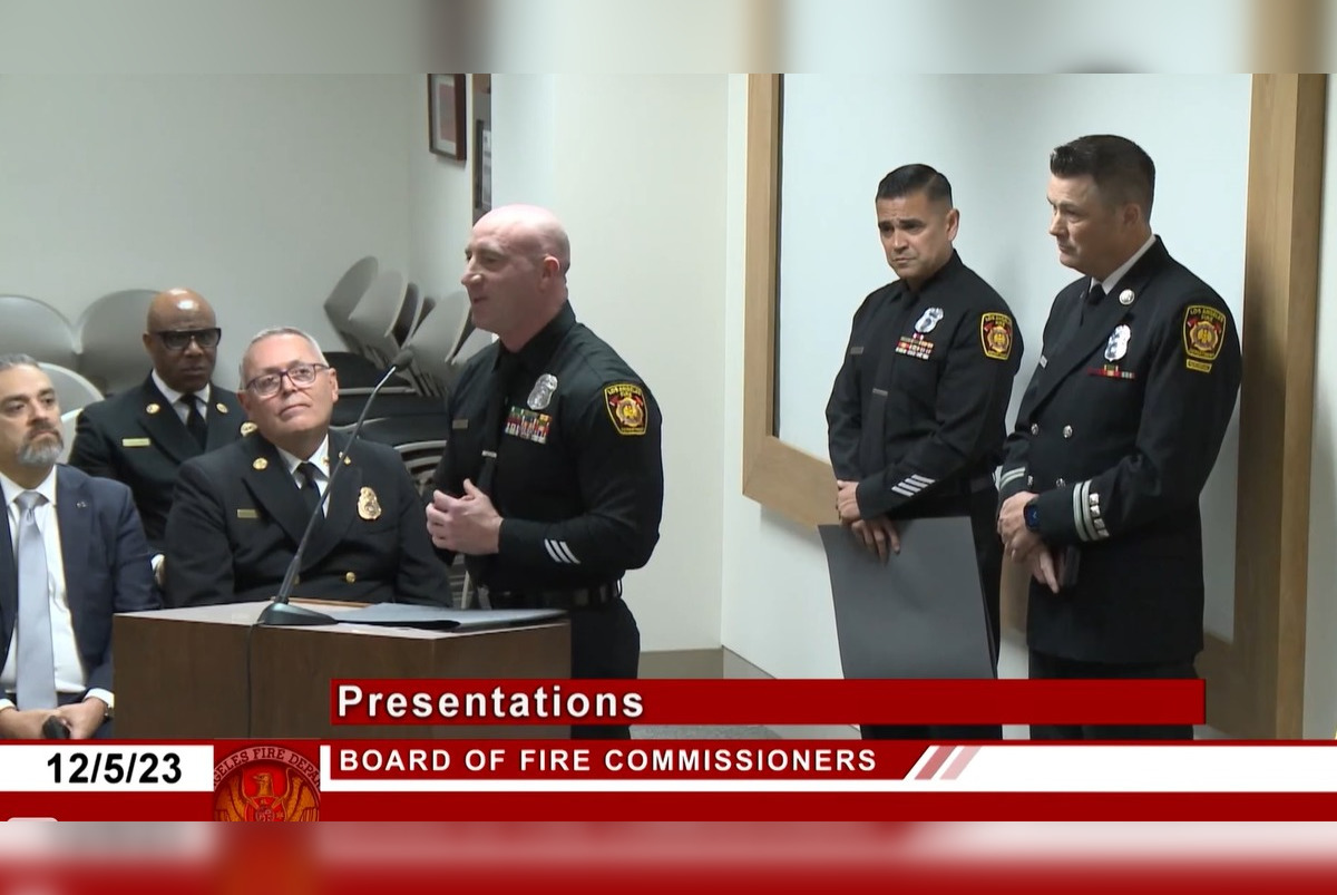 Los Angeles Firefighters Ascend to Marine Corps' Elite Rank as LA Fire