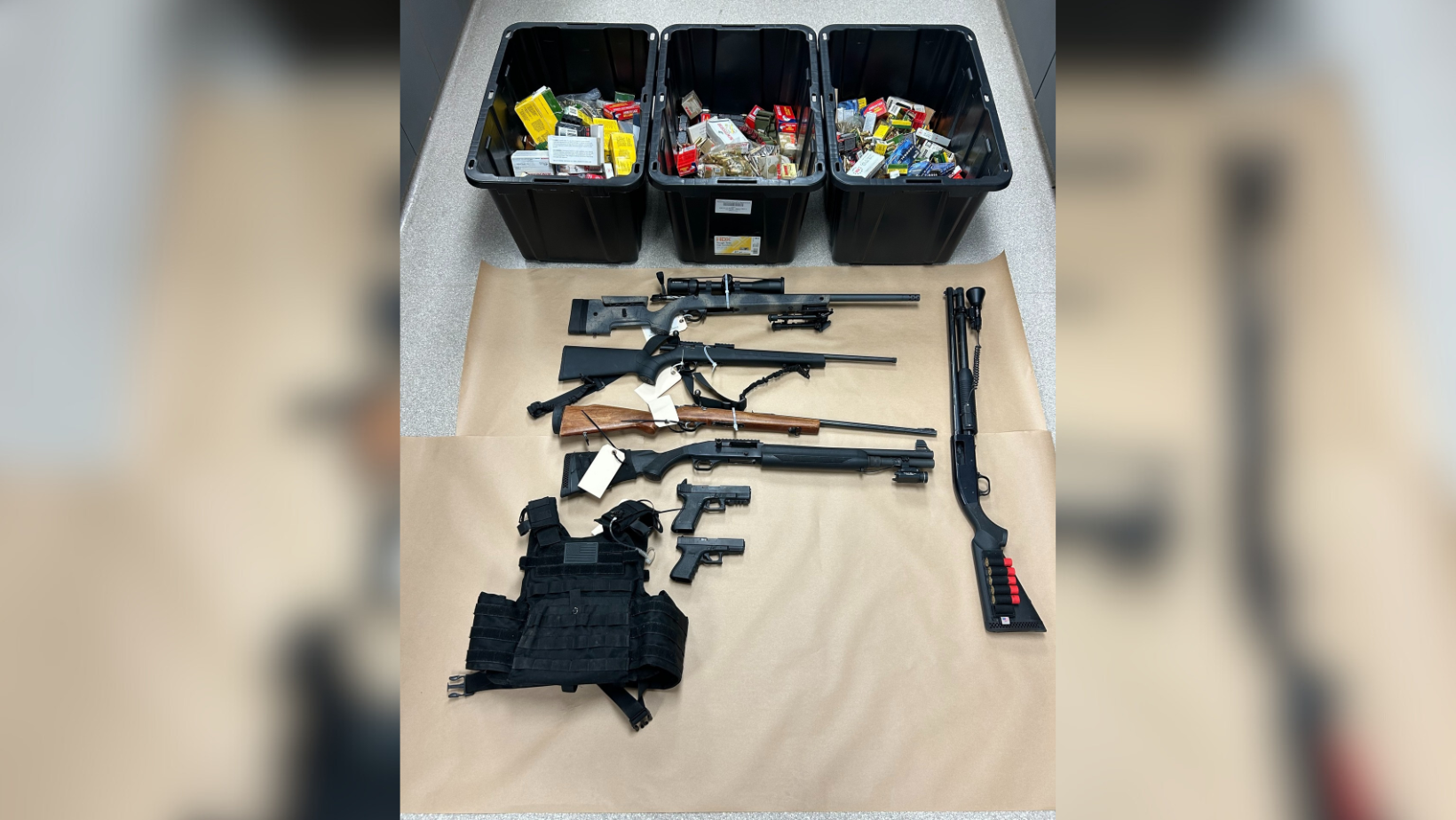 Santa Rosa Man, Prohibited from Gun Possession, Arrested with Firearms