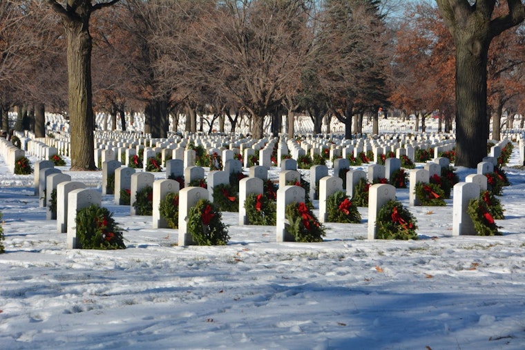 Wreath Shortage at Fort Snelling National Cemetery, Minneapolis