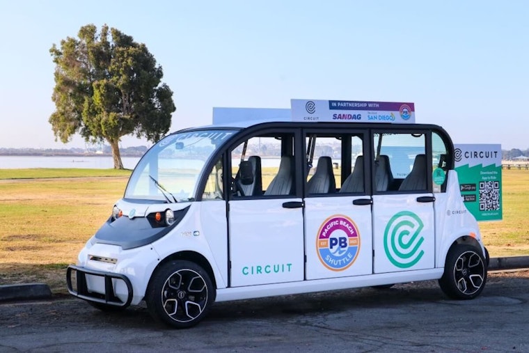 San Diego's Free Electric Shuttle Service Kicks Off at Pacific Beach