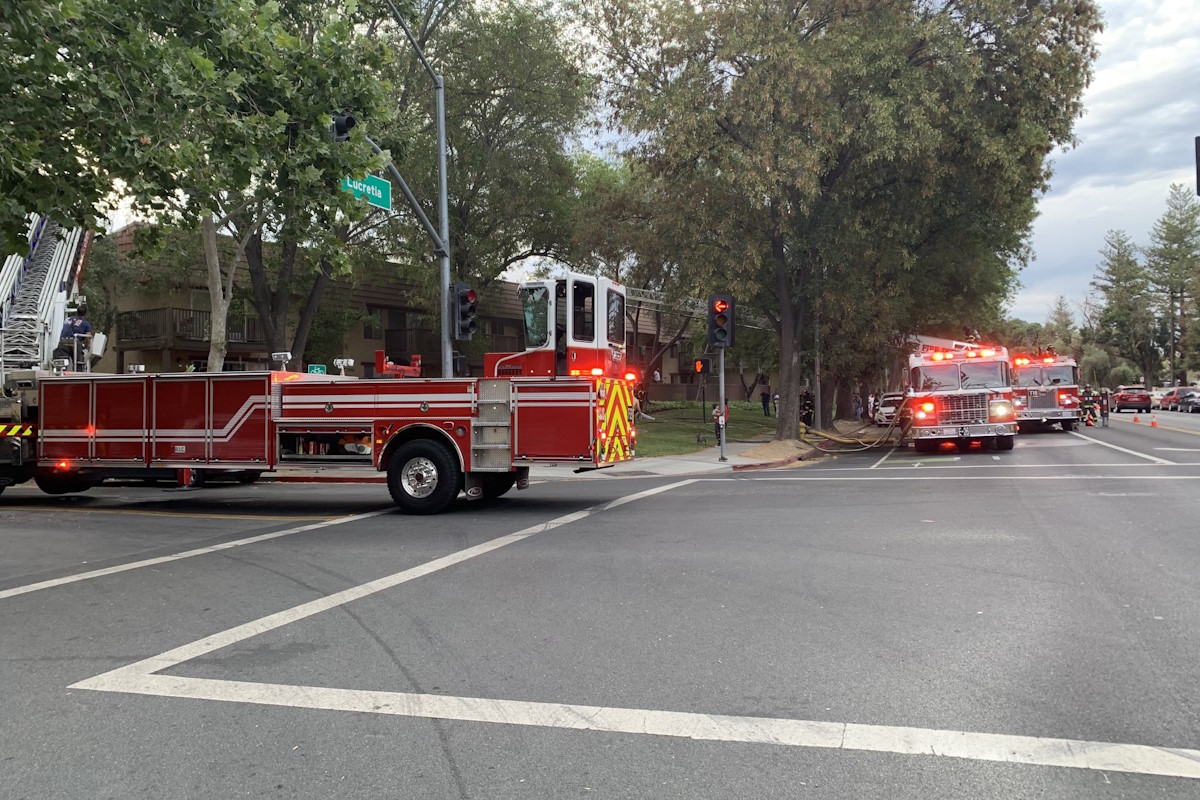 Blaze Breaks Out in South San Jose: First-Alarm Fire Engulfs