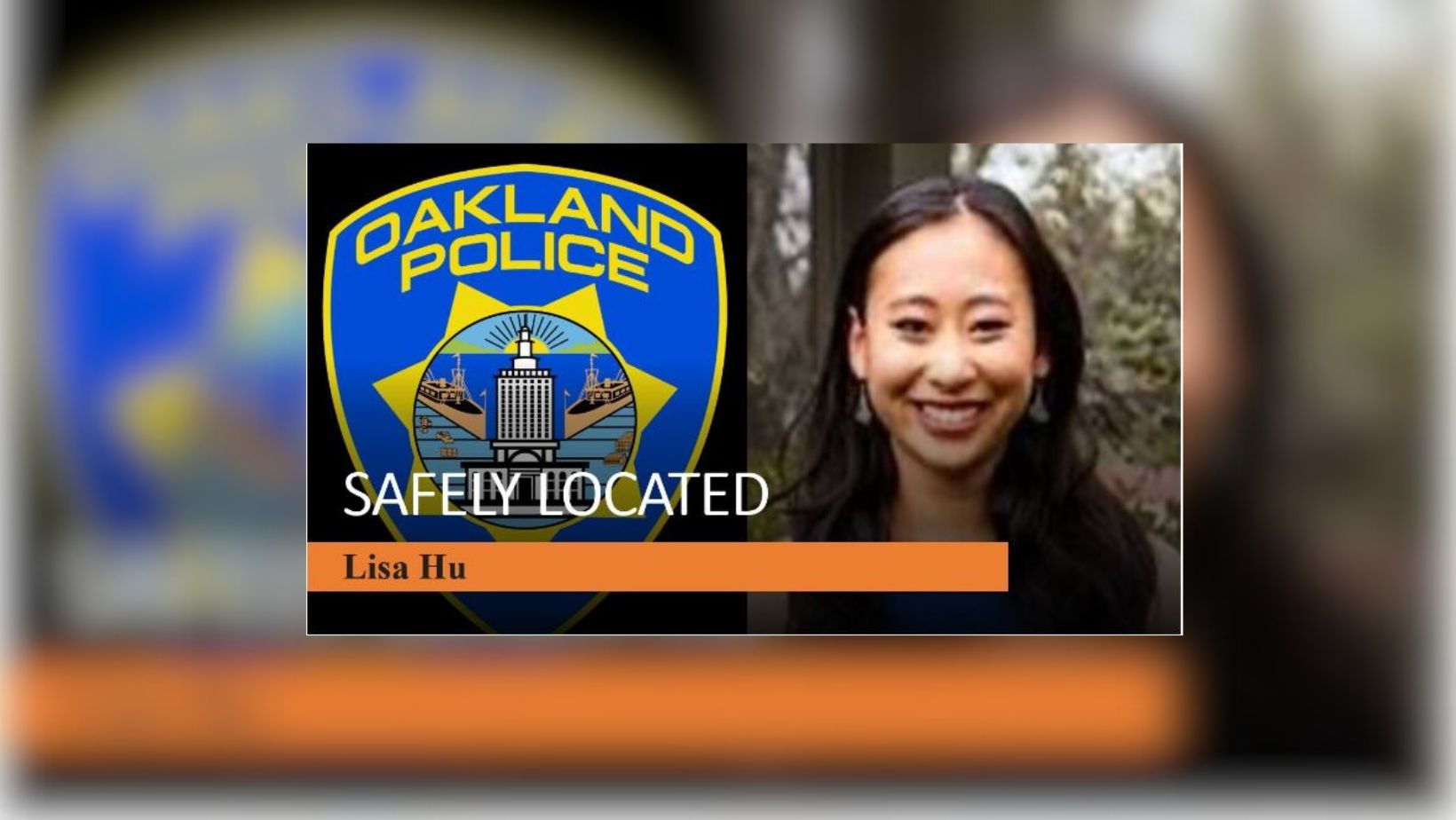 Thought to be Missing in Oakland Since 2015, Lisa Hu is Alive & Well;