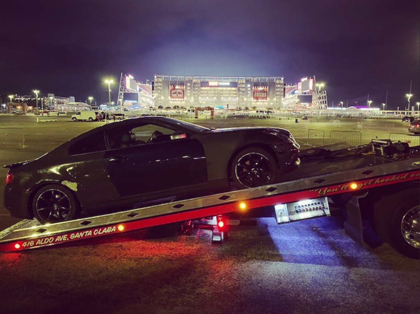 Reckless Driver Detained After Sideshow Stunt After 49ers Game in