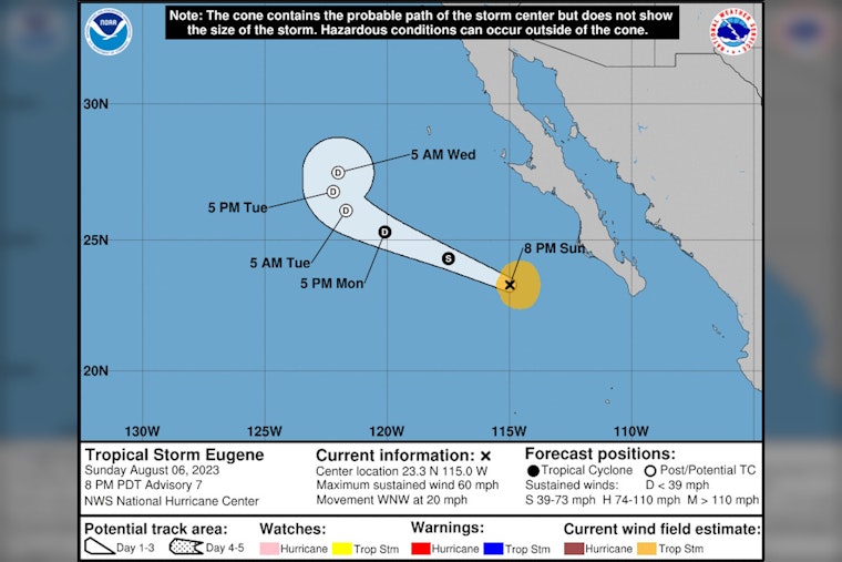 Thunderstorms Could Hit San Diego County; Los Angeles to Baja