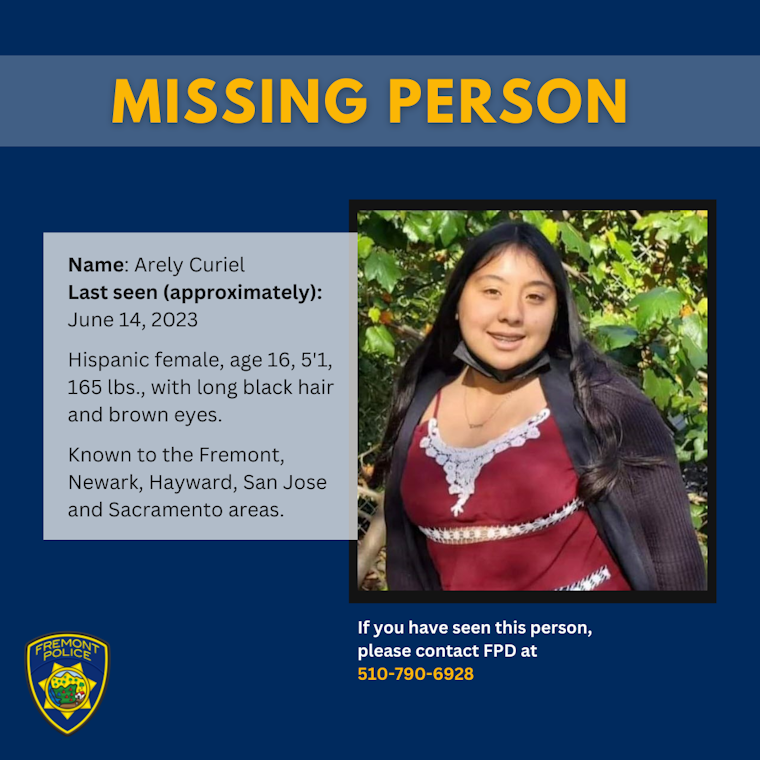 The Disappearance of Arely Curiel, a 16-Year-Old Girl from Fremont