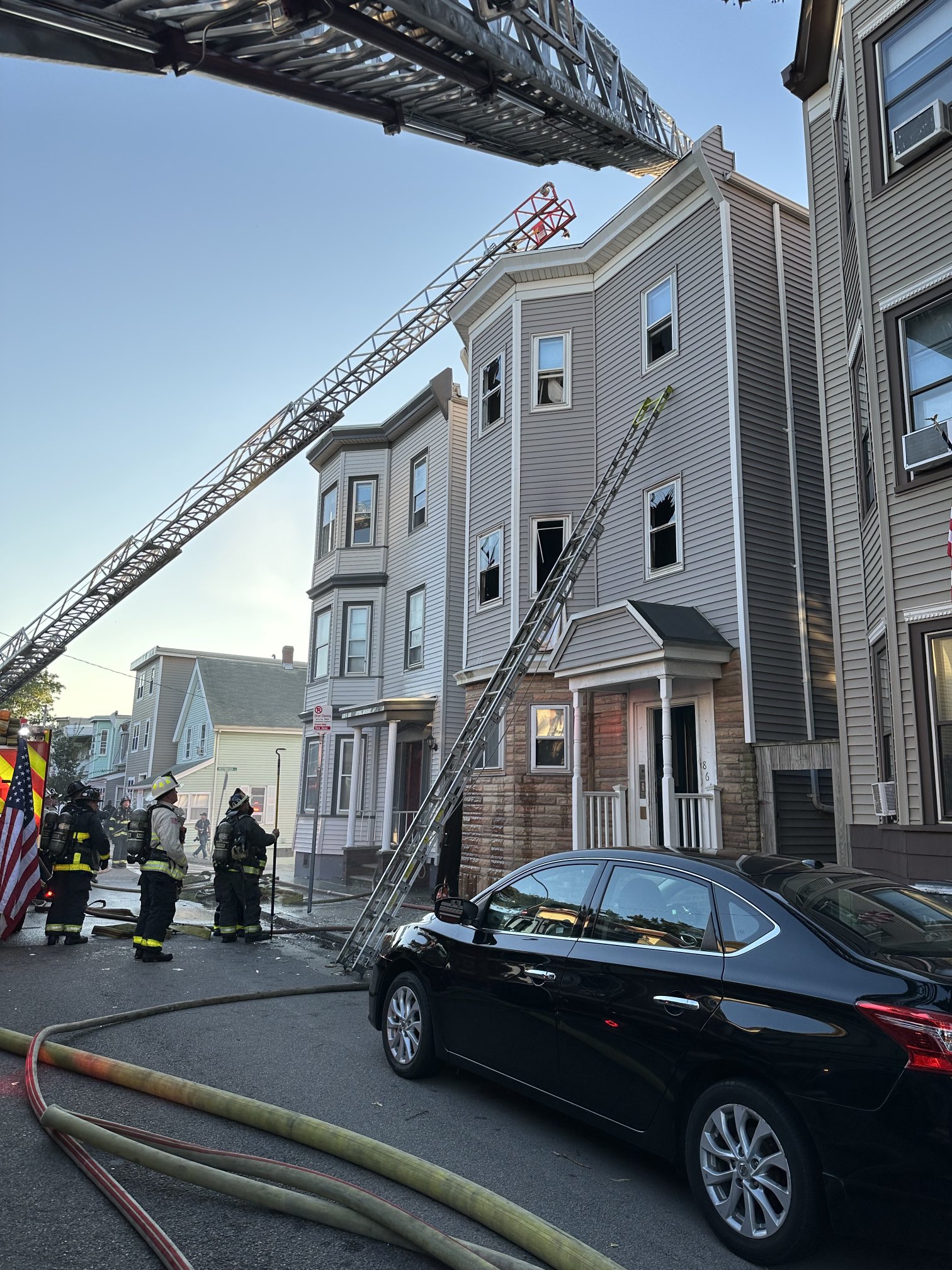 Firefighters Battling Spreading Blaze in East Boston