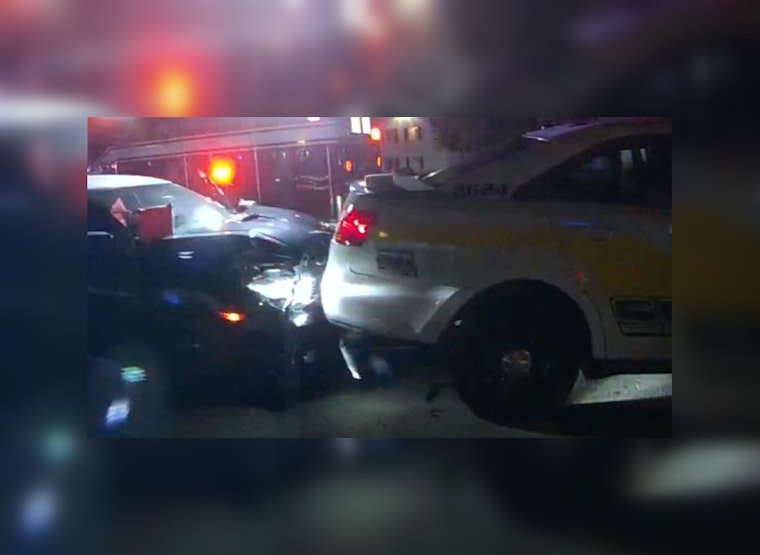 DUI Driver Rear-Ends Sheriff's Patrol Unit, Injures Two Officers on