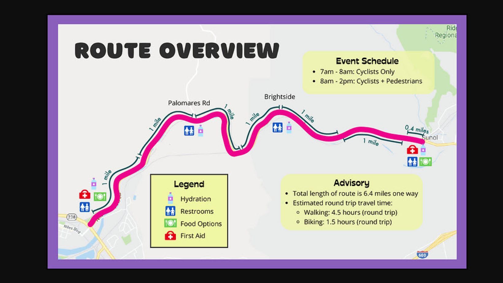 Fremont Prepares for Road Closures in the Niles Canyon Stroll & Roll