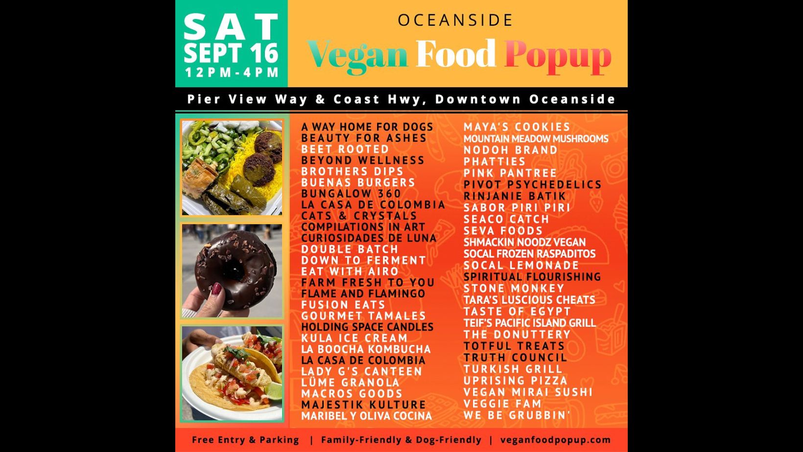 Oceanside Vegan Food Popup Debuts with the Best Plant-based Food in