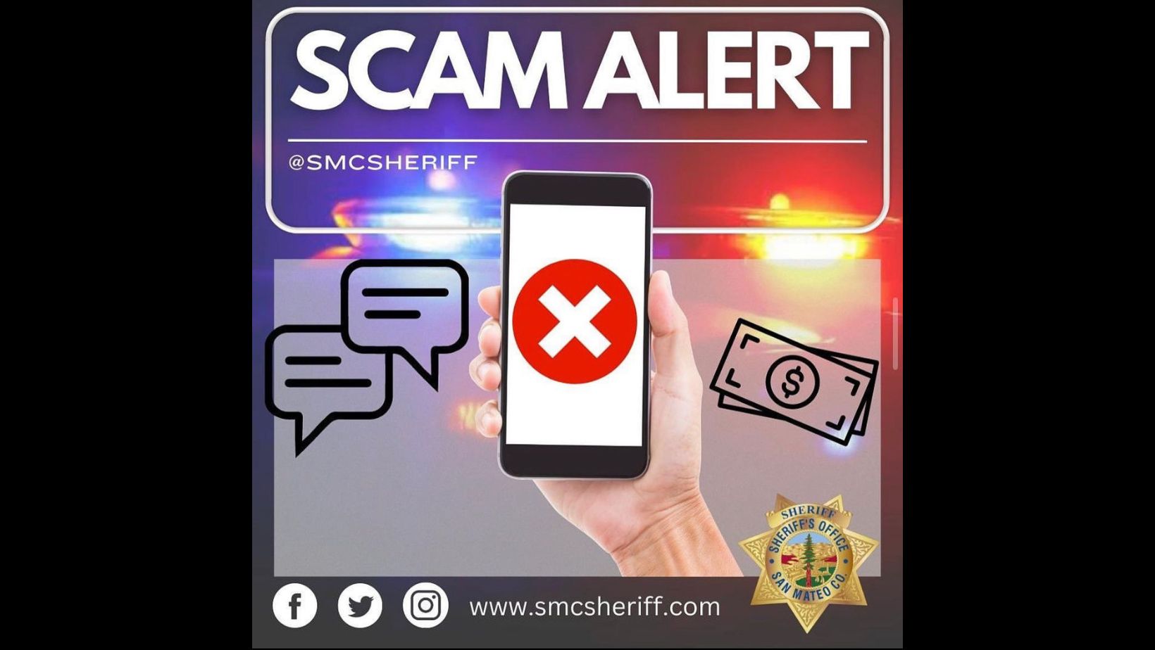 San Mateo Scammers Posing as Law Enforcement Threaten Residents with