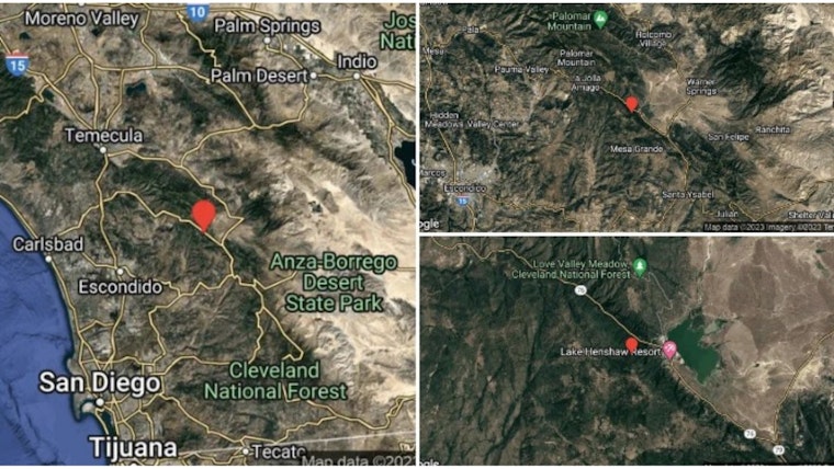 Small Earthquake Shakes Up San Diego County, with Epicenter Near Lake