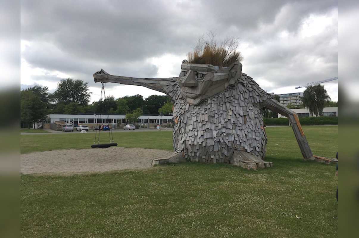 Austin Welcomes a Colossal Eco-Friendly Troll Sculpture by Artist