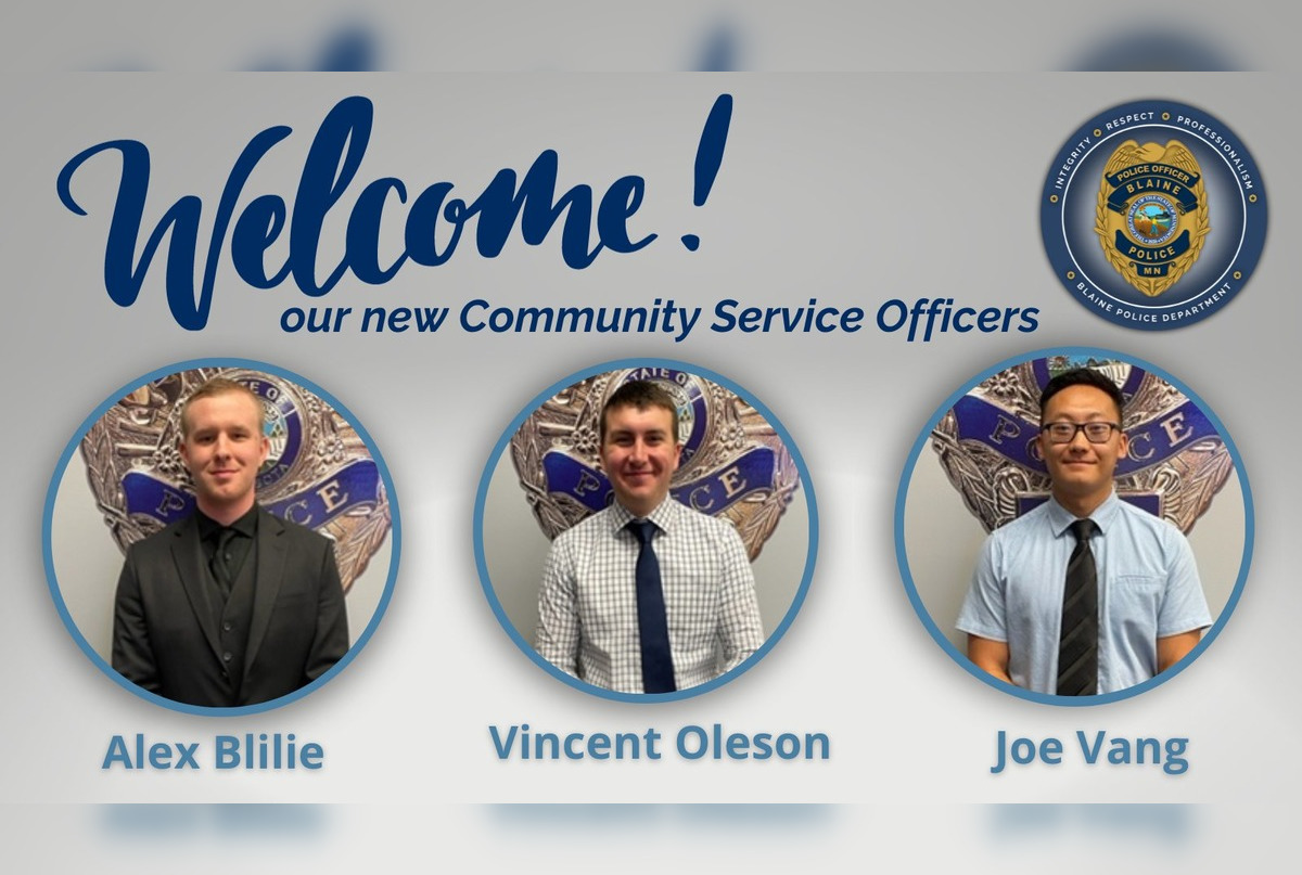 Blaine Police Department Welcomes New Community Service Officers to