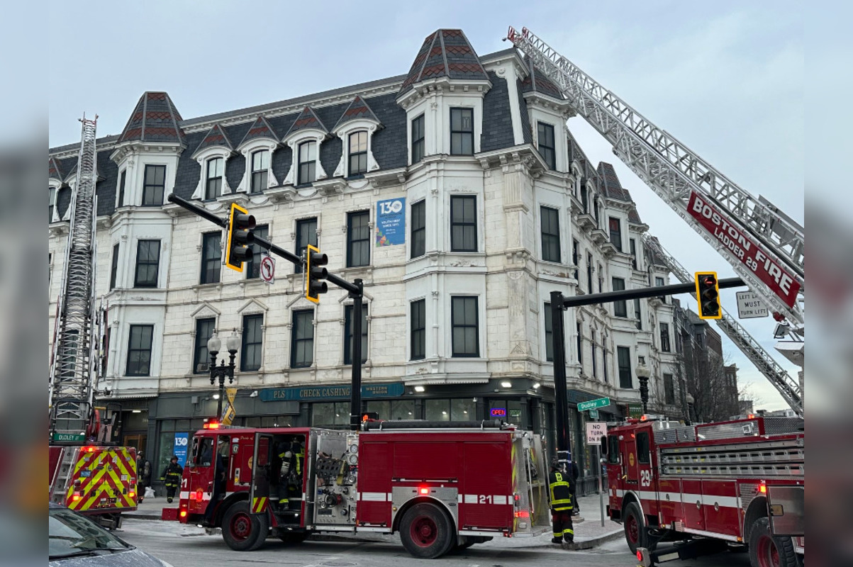 Boston Firefighters Quell Dudley Street Apartment Blaze in Roxbury, No