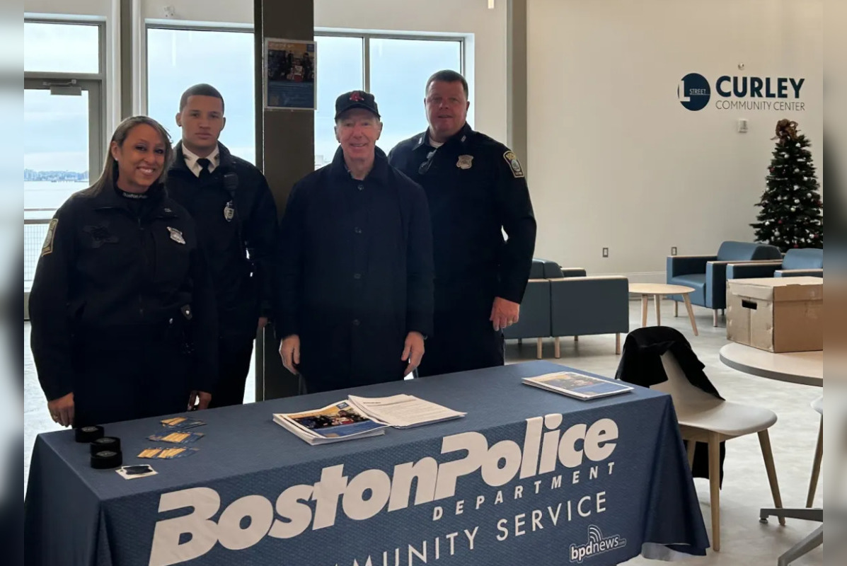 Boston Police Department Rallies Potential Recruits at Curley