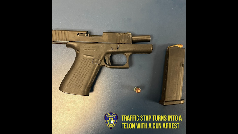 Convicted Felon Arrested for Gun Possession After High-Speed Chase