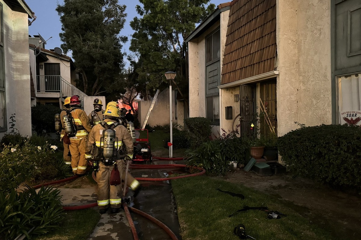 Firefighters Extinguish Blaze At Santa Paula Townhome No Injuries