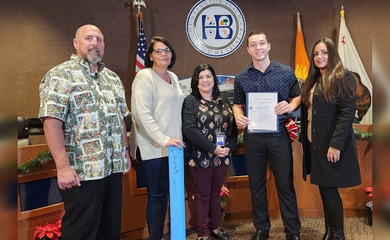 Huntington Beach Celebrates Marine Veteran Gabriel Collins with