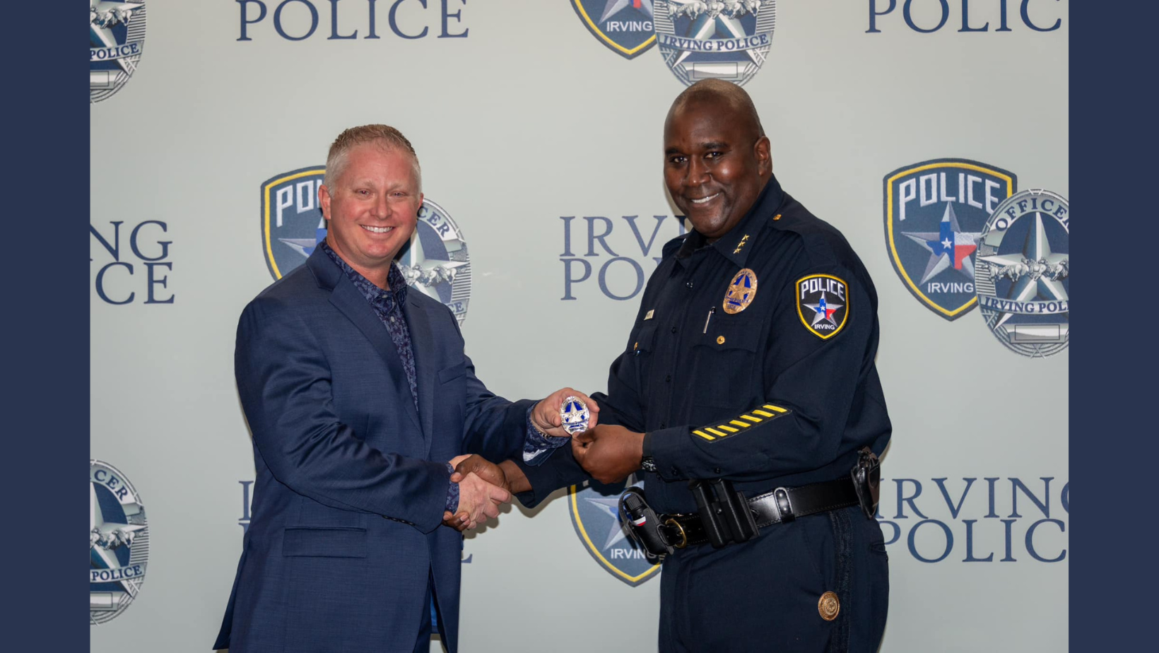 Irving Police Bid Farewell to Long-Standing Officer Robert Reeves as