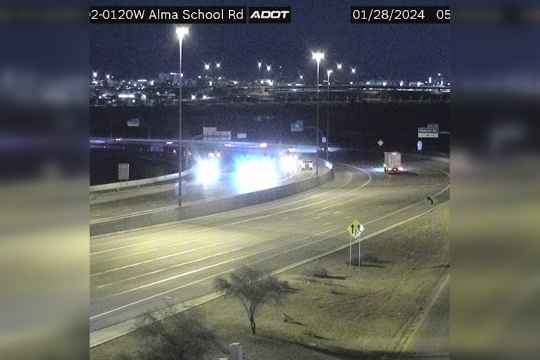 Loop 202 Eastbound Closure in Mesa Due to Unspecified Law Enforcement