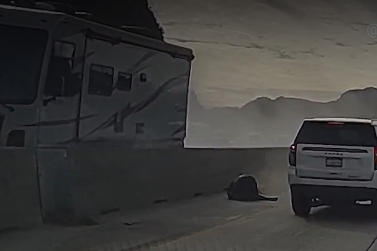 Man Hospitalized After Being Ejected from RV in Bizarre Freeway