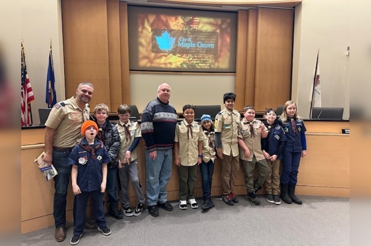 Maple Grove Mayor Steffenson Engages with Cub Scouts on Government and
