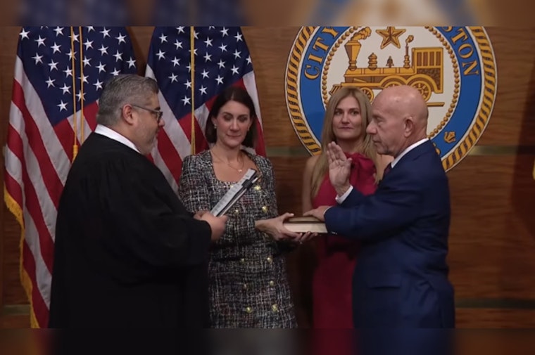Mayor Whitmire and City Council Take Oath as Houston's New Leadership,