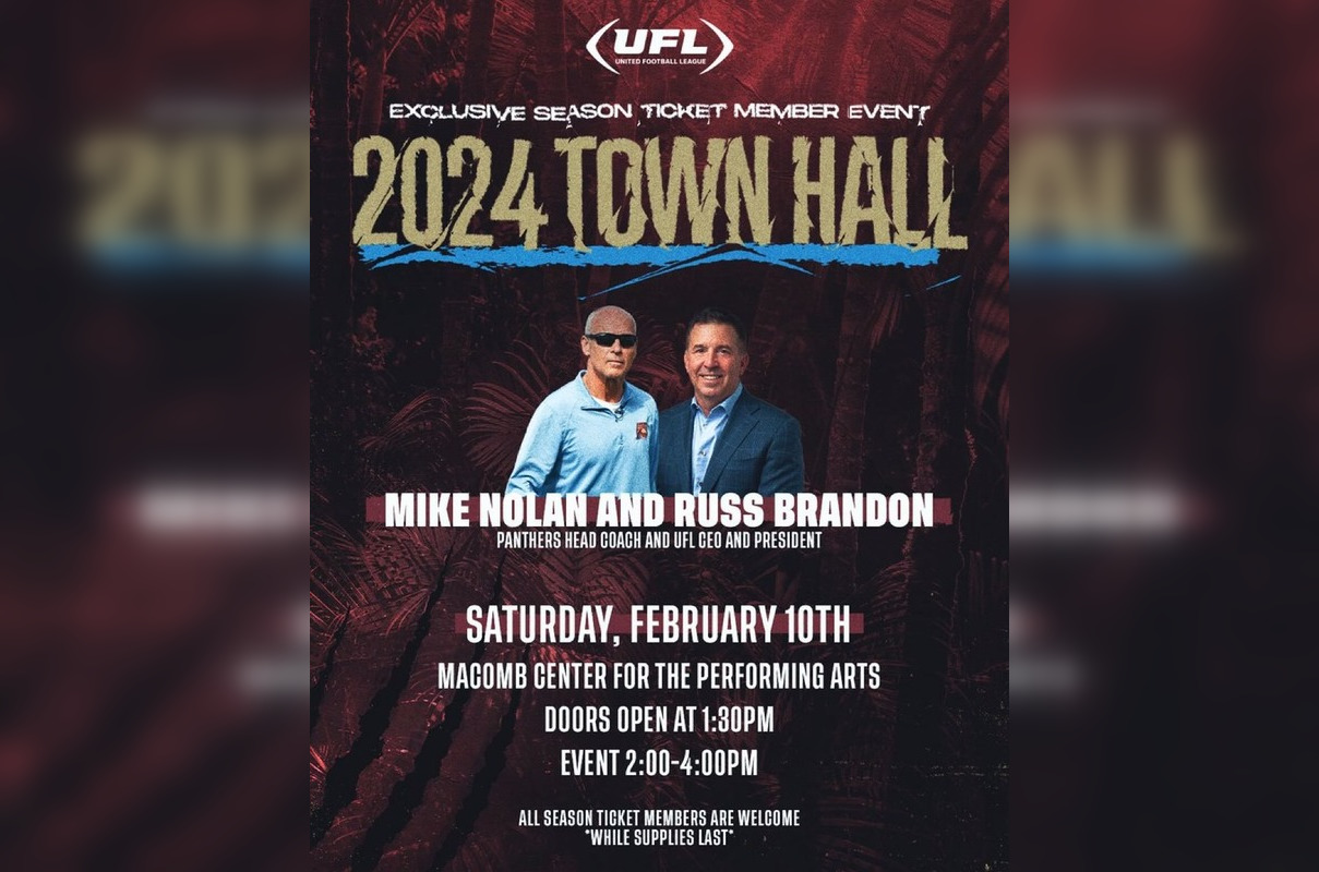 Michigan Panthers Invite Fans to Interactive Town Hall Ahead of UFL's