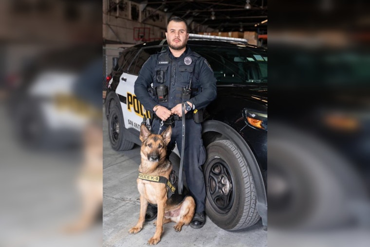 San Antonio Officer and K9 Join Global Security Forces for Super Bowl