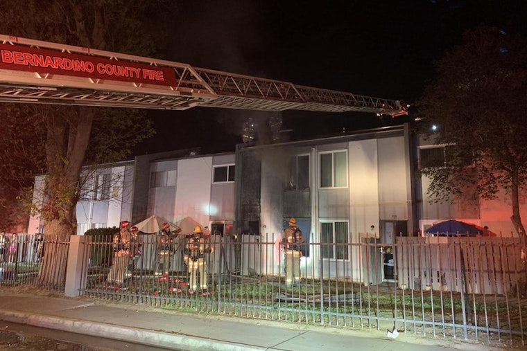 San Bernardino Apartment Fire Controlled by Swift SBCoFD Response,