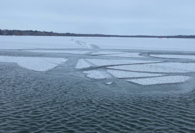 Teen Rescued After Snowmobile Plunges Through Ice on Minnesota's