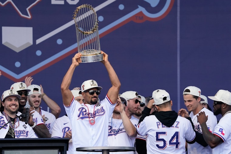 Texas Rangers Celebrated at State Capitol Following Historic World