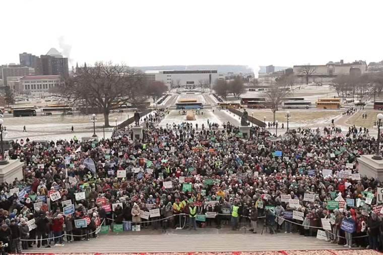 Thousands Gather in St. Paul for Anti-Abortion 'March for Life’ Rally