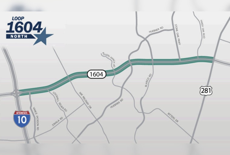 Weekend Traffic Alert: Loop 1604 and I-10 Interchange Closure to Snarl